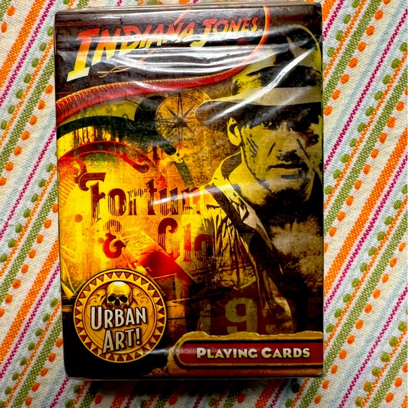 Other | Rare Collectible Indiana Jones Playing Cards Still In Packaging ...